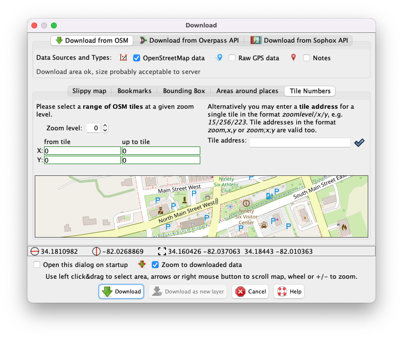 Help/Action/Download – JOSM